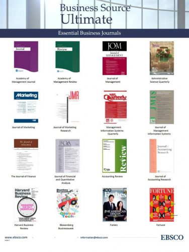ฐานข้อมูล Business Source Ultimate – MJU The Library