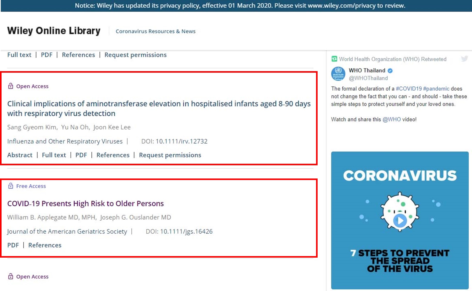 Covid-19: Novel Coronavirus Content Free to Access – MJU The Library
