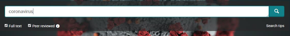 Open Access : Coronavirus Research Database – MJU The Library